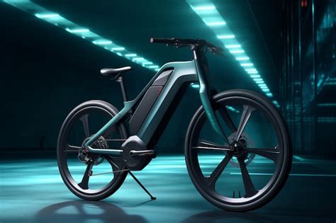 Premium Photo A Stylish And Modern Electric Bicycle Parked In An 00406 03