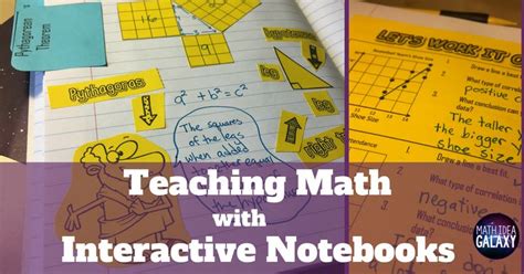 how to teach math with interactive notebooks idea galaxy math interactive interactive