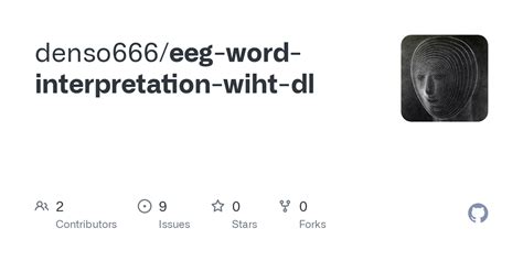 Github Denso666eeg Word Interpretation Wiht Dl