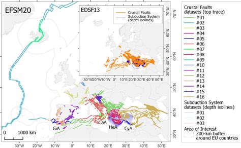 figure 1 from the european fault source model 2020 efsm20 geologic