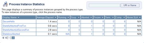 Process Instance Monitoring