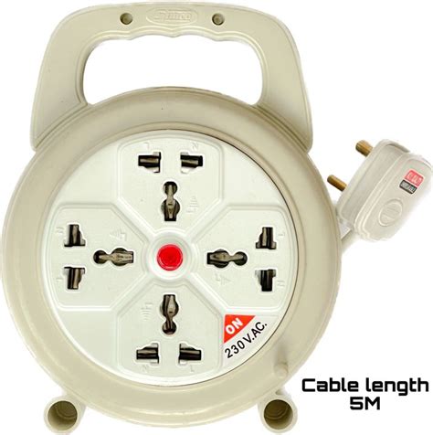 Sunco Extenson Wire Cord M Cord Reel Multi Plug Trailing Socket W Daraz Lk