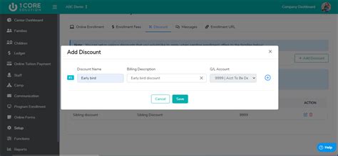 Online Enrollment Flow 1core Help