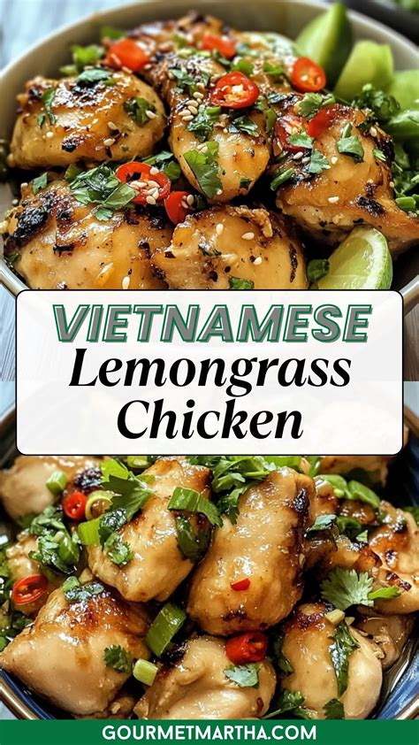 Vietnamese Lemongrass Chicken A Flavor Packed Dinner Idea