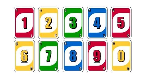 Распечатать игру Уно (Uno): карточки в Word → slotObzor.com
