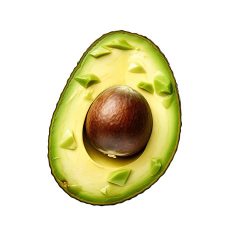 Clear Fresh Avocado Clipart 44764133 Png