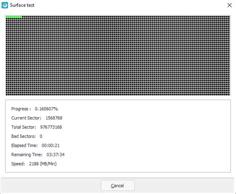 Disk Surface Test Check Disk Bad Sectors And Hard Drive Error