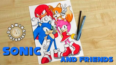 How To Draw Sonic And Friends
