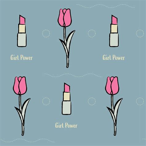 Girl Power Pattern 5723075 Vector Art At Vecteezy
