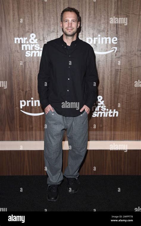 New York Usa 31st Jan 2024 Brendan Fallis Attends The Premiere Of Amazons Mr And Mrs Smith