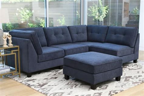 Dark Navy Sectional Sofa At Gabriel Wieczorek Blog