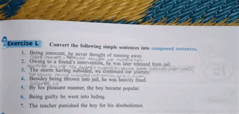Exercise L Convert The Following Simple Studyx