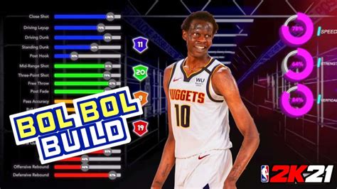 OVERPOWERED BOL BOL BUILD NBA 2K21 Demigod Center Build YouTube
