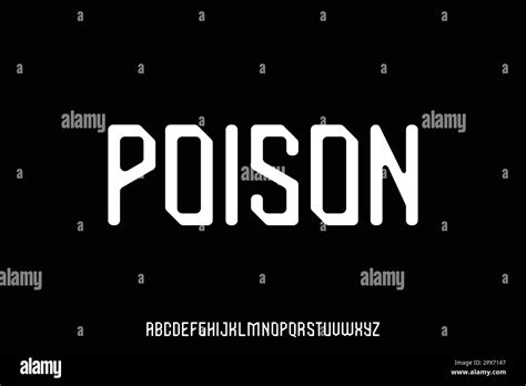 Unique Decorative Display Font Vector Stock Vector Image And Art Alamy