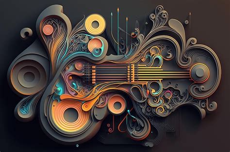 Premium Photo Music Abstraction High Resolution Musical Instrument