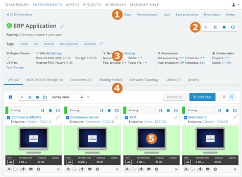 environment details page skytap help and documentation