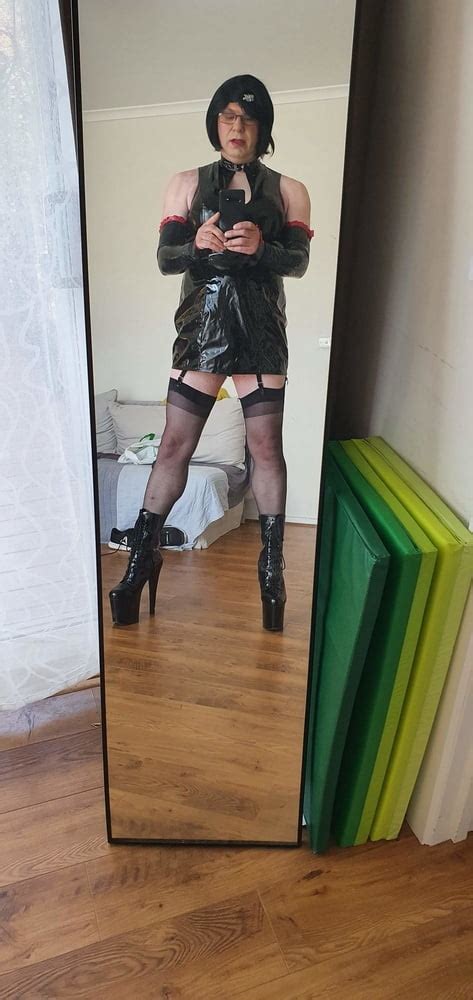 Slutty Rachel Latex In Pvc Black Dress 61 Pics Xhamster