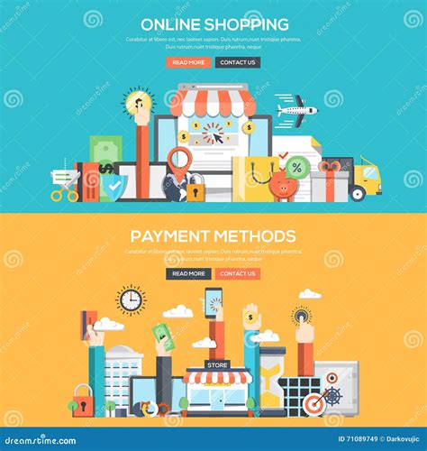 Payment Methods Infographic Presentation Layout Vector Illustration