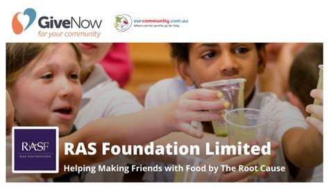 Royal Agricultural Society Foundation Rasf Raising Funds To Help Make