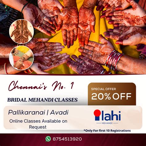 Best Mehandi Classes In Chennai Pallikaranai Ilahi Mehandi