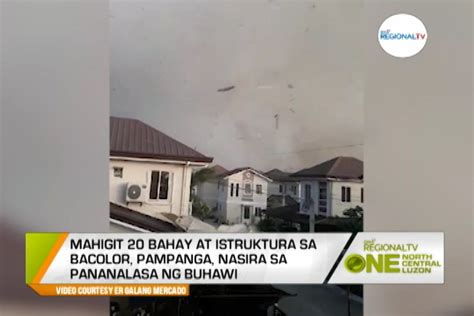 One North Central Luzon Pananalasa Ng Buhawi Balitang Amianan GMA Regional TV Online Home