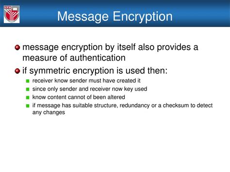 ppt key management message authentication hash function