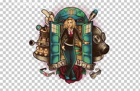Rose Tyler Bad Wolf T Shirt Tenth Doctor Png Clipart Art Bad Wolf