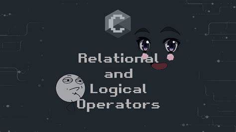 Relational And Logical Operators In C 8 Tamil Community Youtube