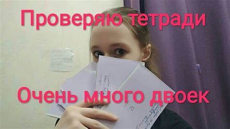 проверка тетрадей | очень много двоек! | ролевая игра учитель. - YouTube