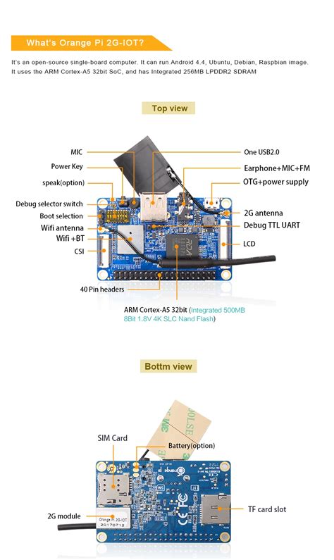 orange pi 2g iot arm cortex a5