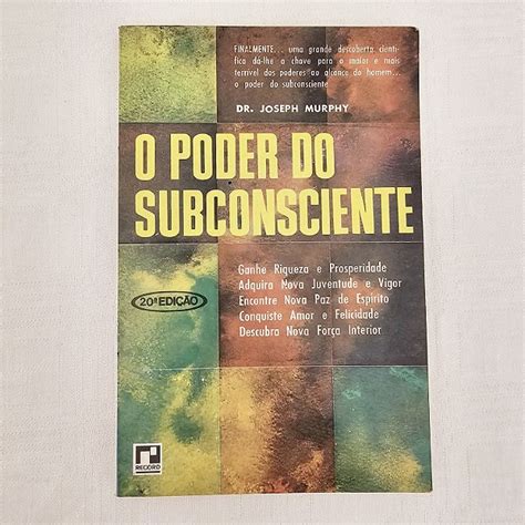 O Poder Do Subconsciente Joseph Murphy ITALIANO GEEK O UNIVERSO
