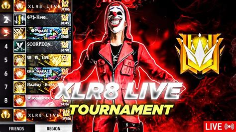 FREE FIRE LIVE CSR PUSH TO TOP 1 GRANDMASTER FREE FIRE LIVE BR RANK