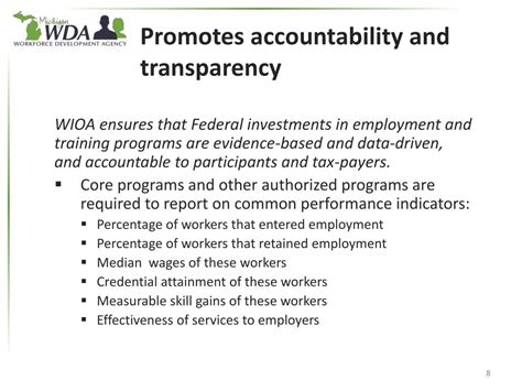 Ppt Wioa Overview Powerpoint Presentation Free Download Id6081474