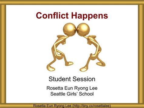 Elementary School Conflict Workshop For Girls Ppt Secondary Education Education