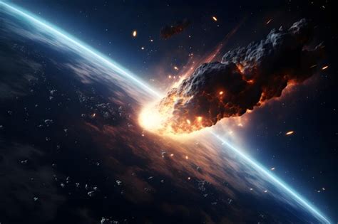 Premium Ai Image A Meteor Blazing Through The Atmosphere