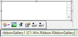 Gallery Ribbon For WinForms ComponentOne