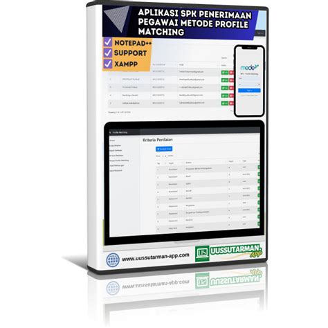 Jual Aplikasi Penerimaan Pegawai Menggunakan Spk Metode Profile