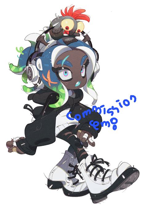 Octoling Octoling Girl And Smallfry Splatoon And More Drawn By Ows Danbooru