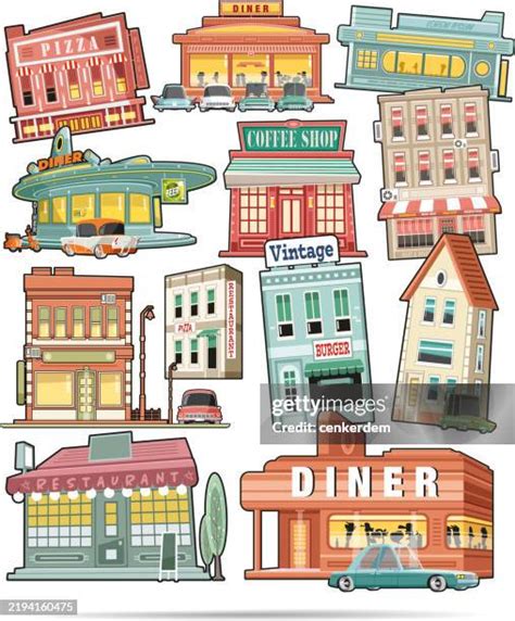 Restaurant Set High Res Vector Graphic Getty Images
