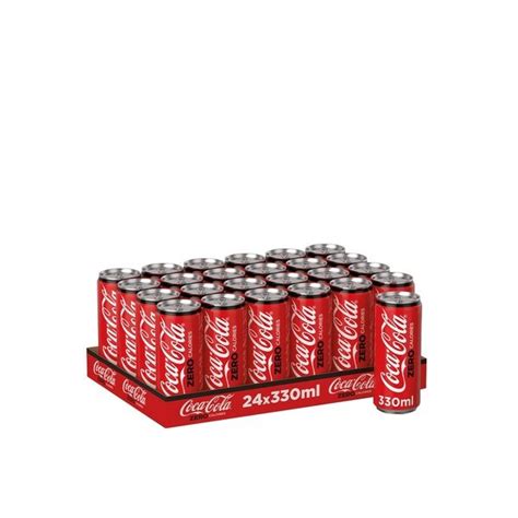 COCA COLA Zero Calories Carbonated Soft Drink Can Ml Pack Of G