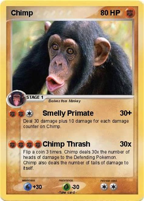 Pokémon Chimp 5 5 Smelly Primate My Pokemon Card