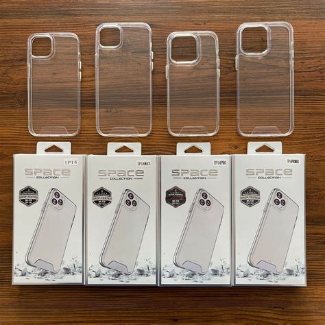 خرید قاب شفاف اسپیس Space دکمه فلزی