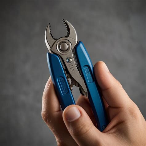 A Hand Holding Plier Plaas On Clean Background Happy Labor Day Poster Plier In Hand Plaas Image