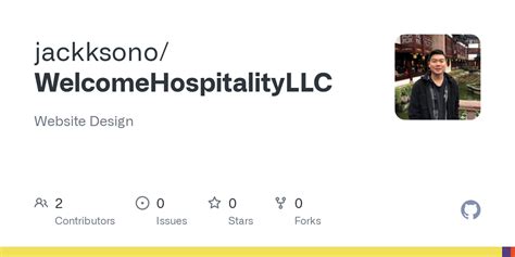 Github Jackksono Welcomehospitalityllc Website Design