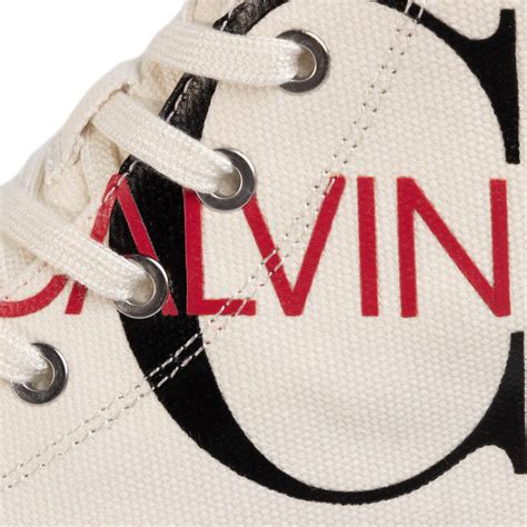 Bambas Calvin Klein Jeans Iglis B4s0639 Bright Whiteblack Zapatoses