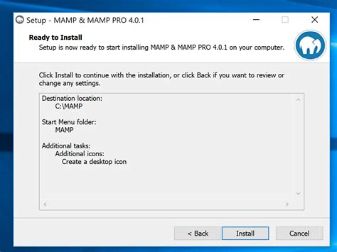 Windows MAMP Installation Instructions