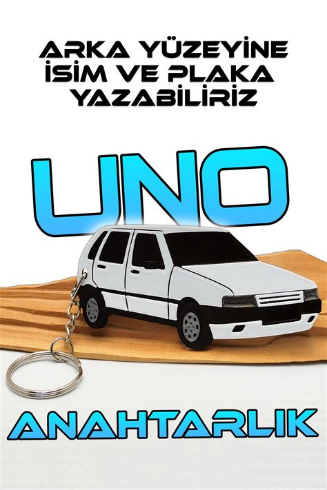 3d Uno Model Anahtarlık
