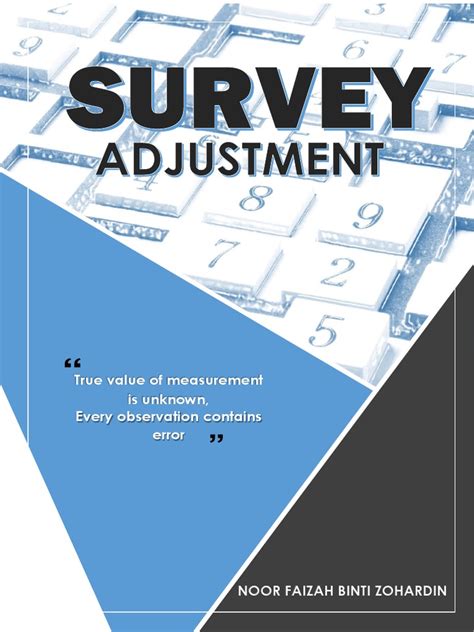 Survey Adjustment Pdf Covariance Matrix Variance