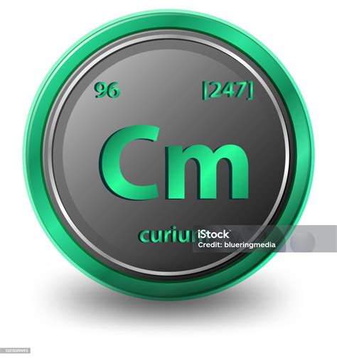 Unsur Kimia Curium Simbol Kimia Dengan Nomor Atom Dan Massa Atom