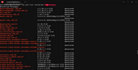 How To List Installed Packages In Linux Ostechnix